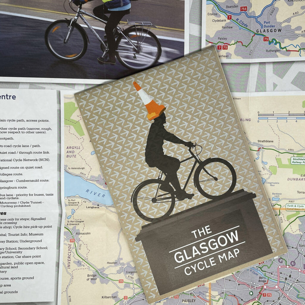 Glasgow Cycle Map - Ali Campbell